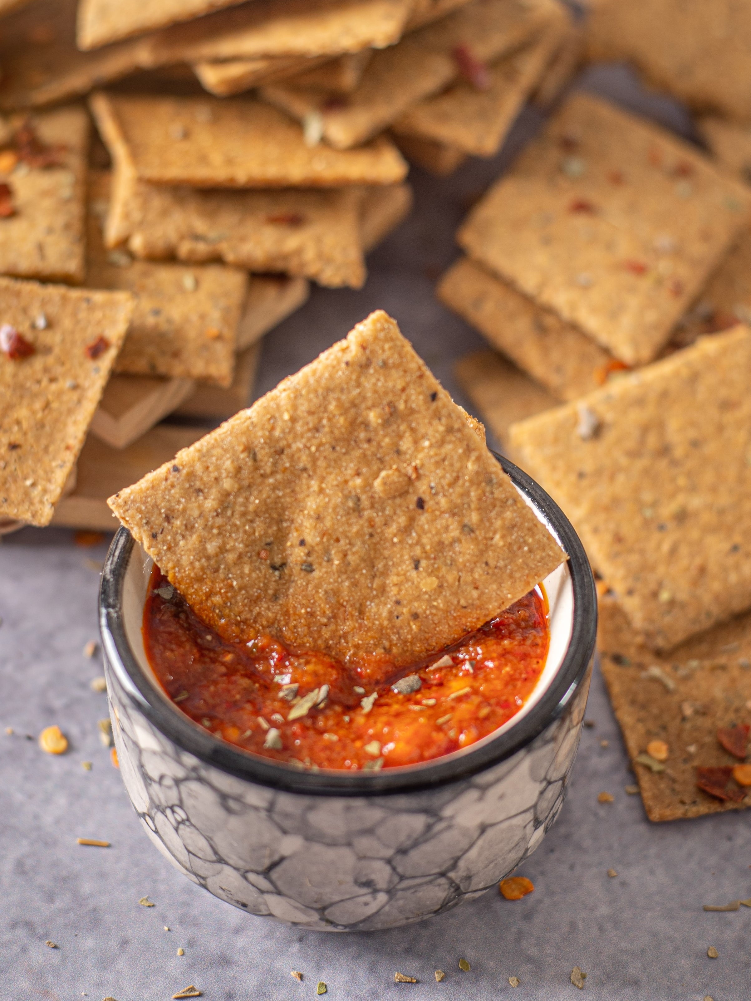 Oat N Amaranth Pizza Crackers – Bites Of Bliss