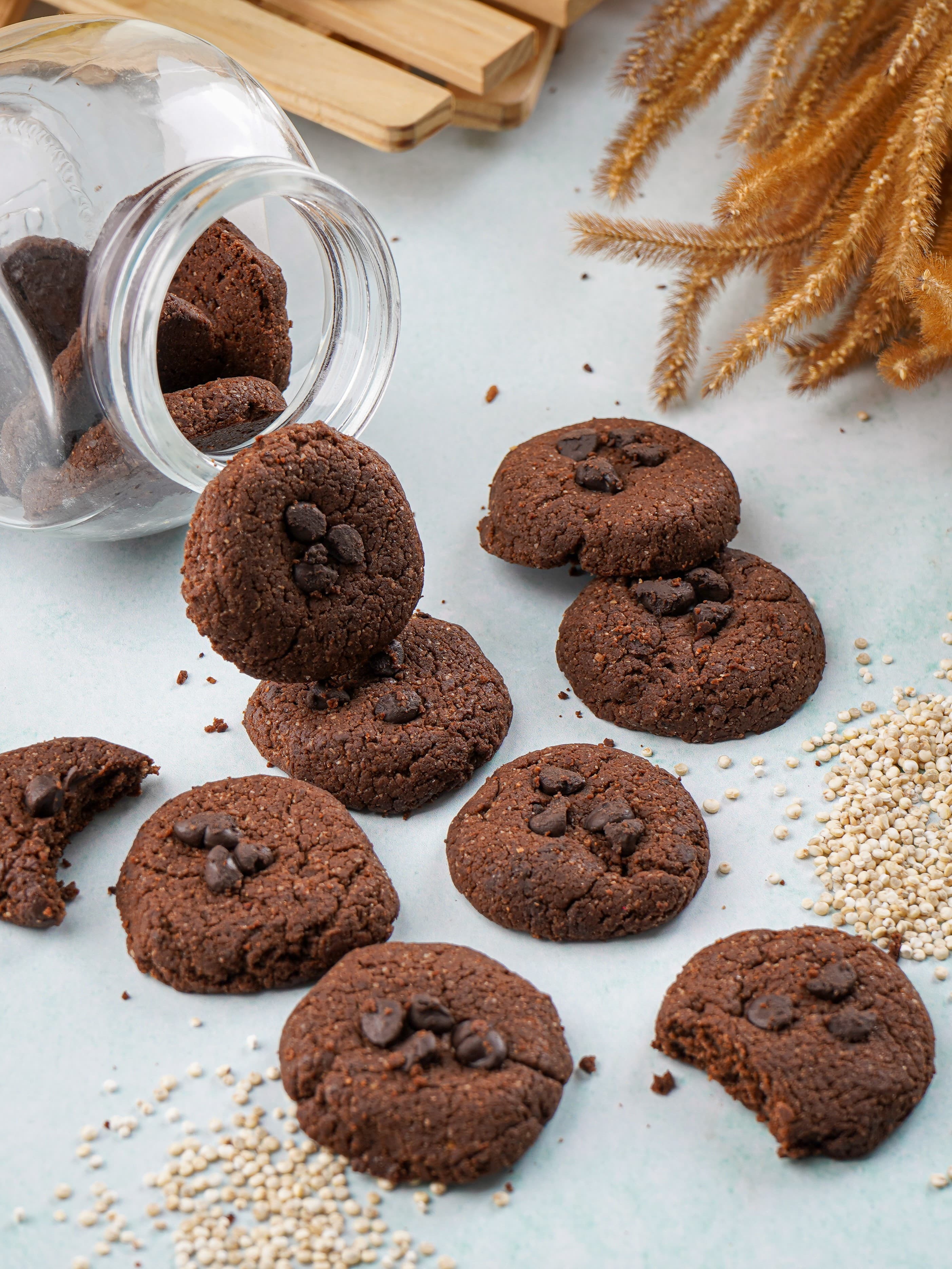 Quinoa Choco Chip Cookies – Bites Of Bliss